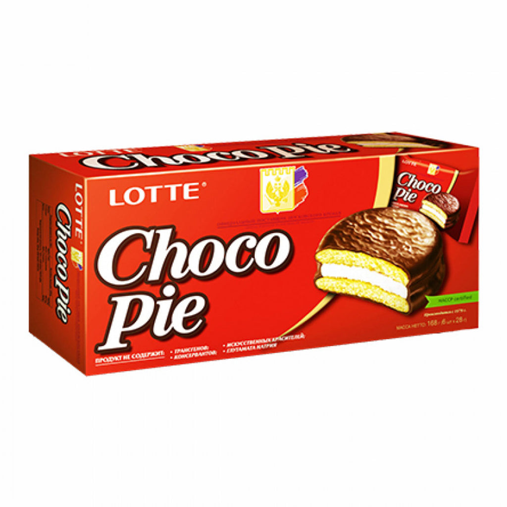 Choco Pie 6P 168G [Lotte]– ACEMARTmall PARIS