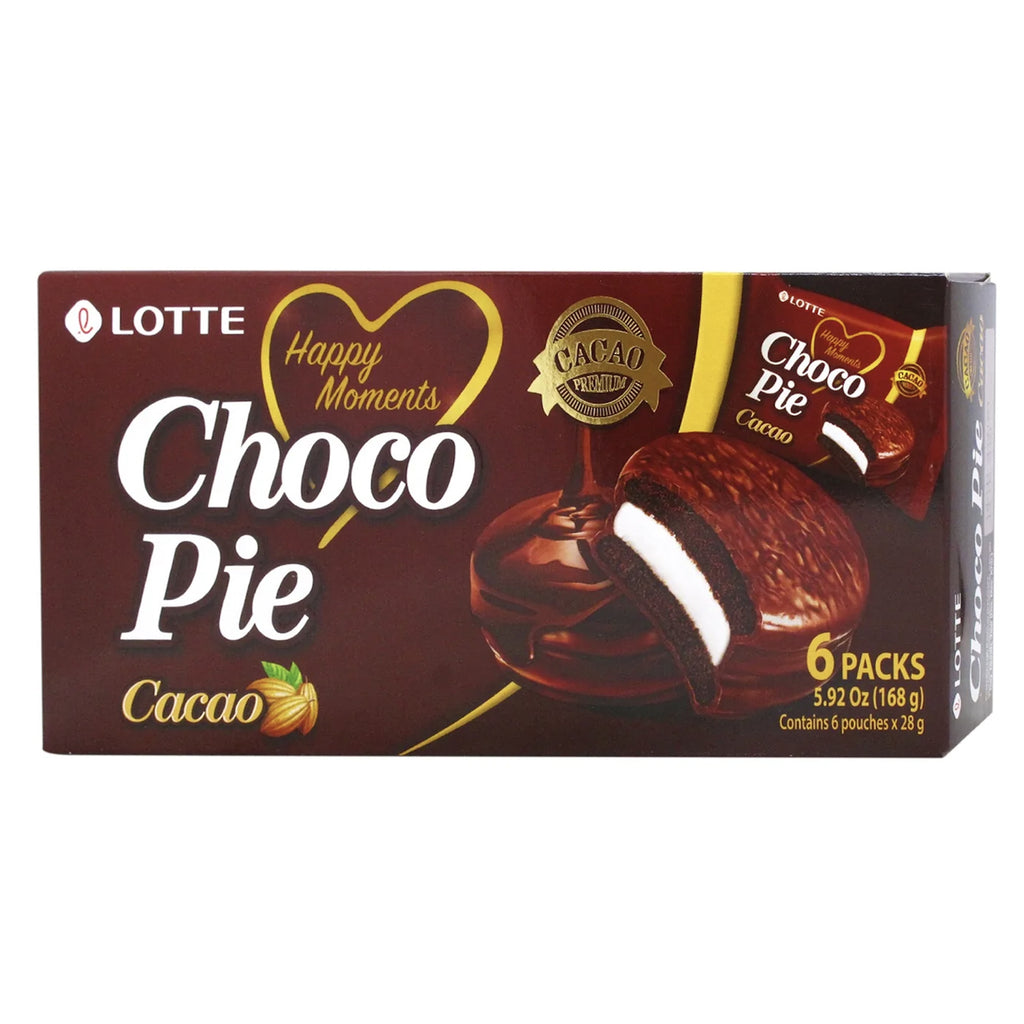 Choco Pie Cacao 6P 168G [Lotte]– ACEMARTmall PARIS