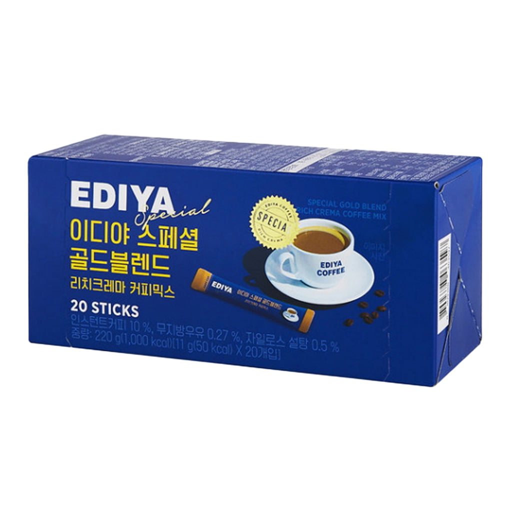 EDIYA Special Gold Blend Créma Riche Sachet de Café Instantané 20P ...