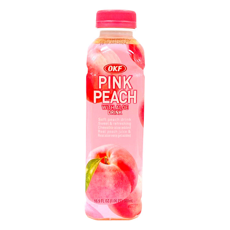 Aloe Pink Peach Drink Boisson d'Aloè vera Pêche 500ML [Okf ...