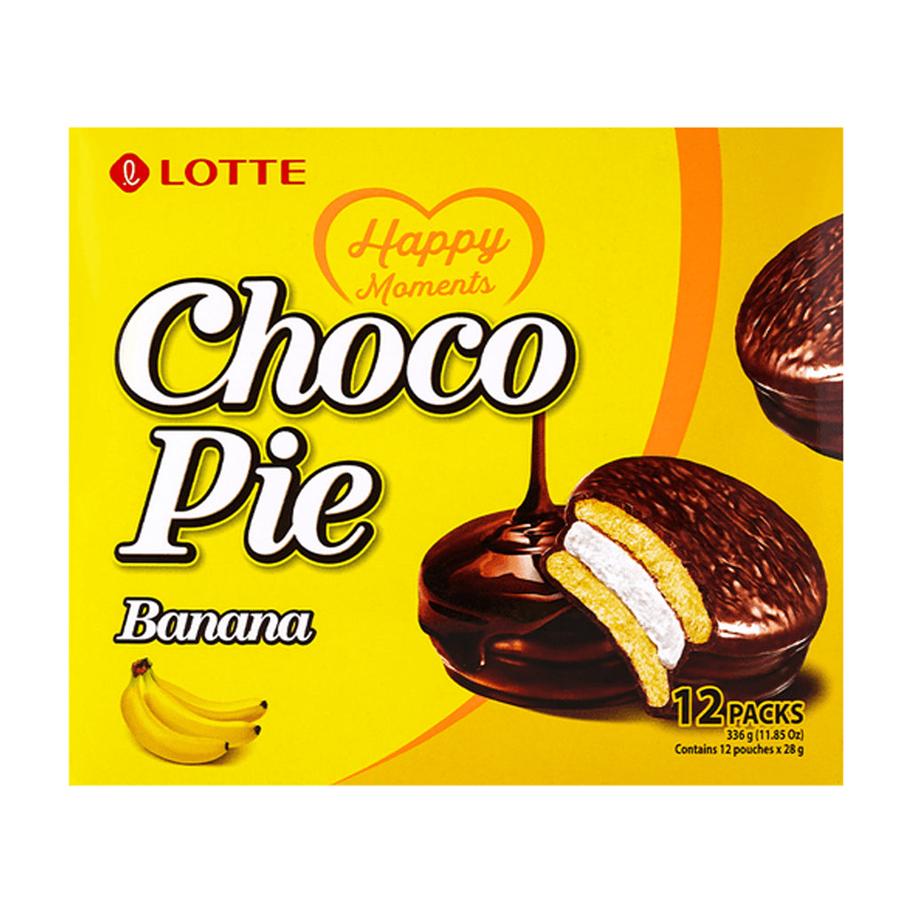 Choco Pie Saveur banane 12P 336G [Lotte]– ACEMARTmall PARIS