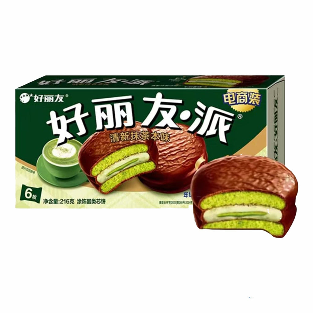 Choco Pie Saveur Matcha 6P 216G [Orion]– ACEMARTmall PARIS