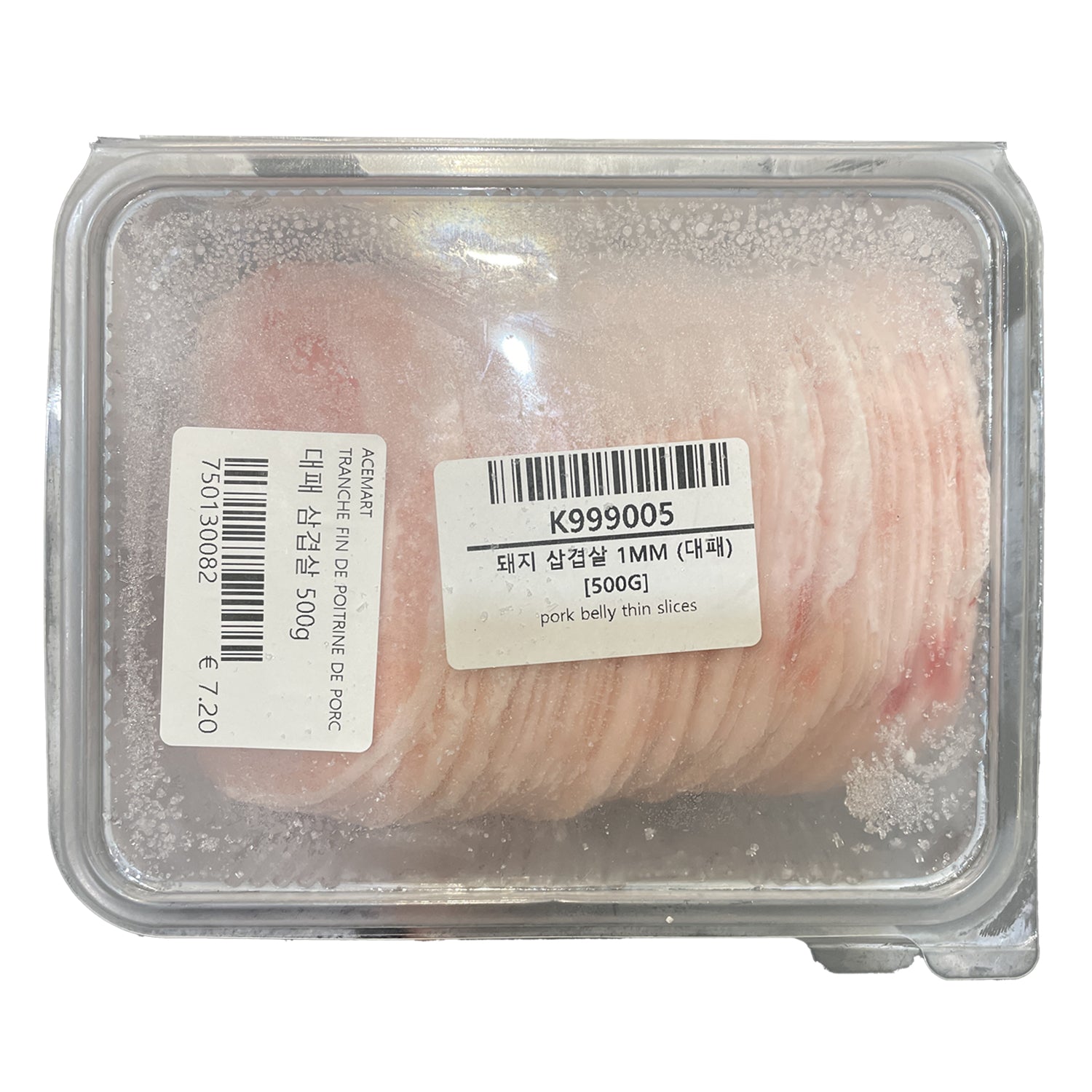 Frozen /Poitrine de porc en fines tranches (1 mm) 500G [Doyaji ...