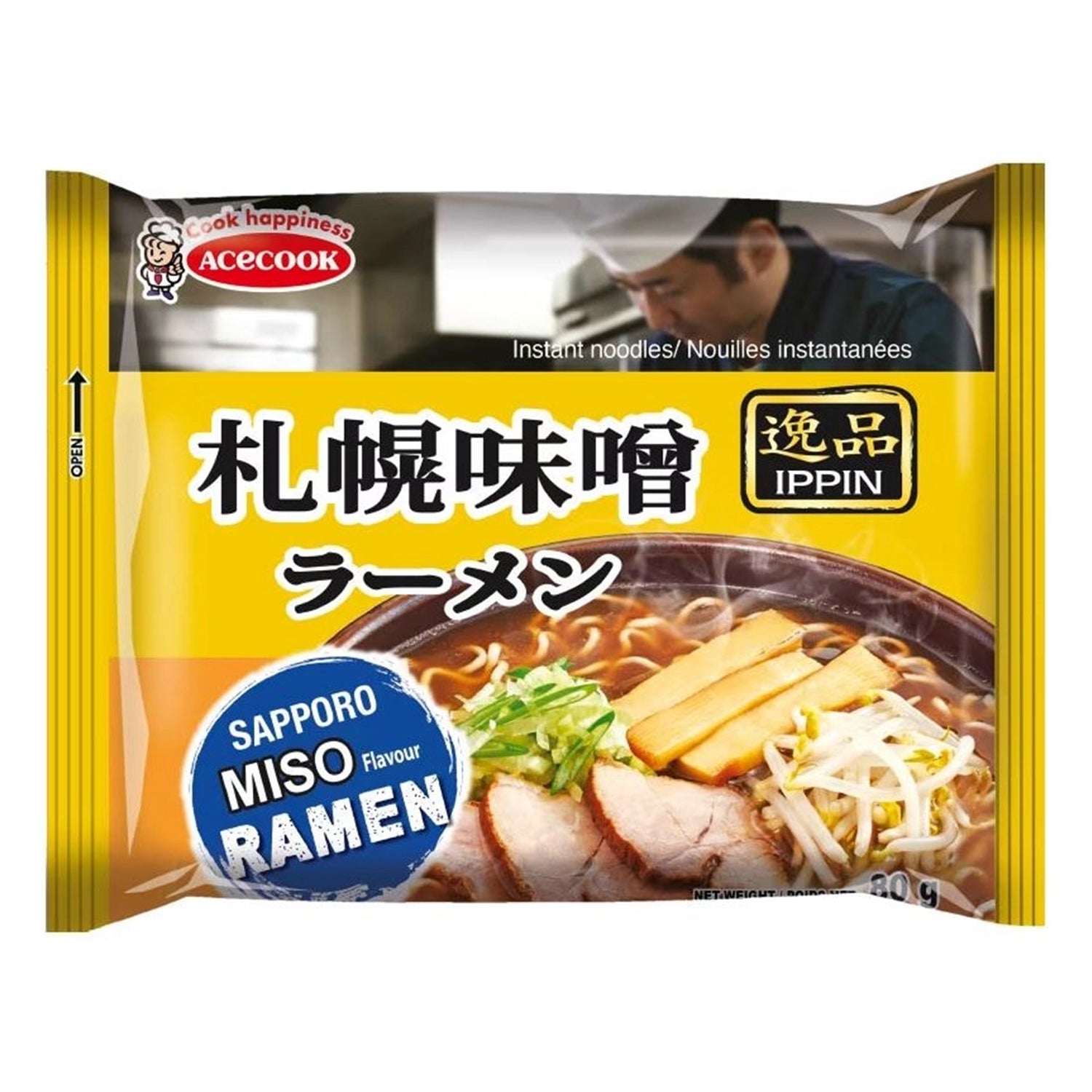 Ippin Sapporo Miso Ramen 80G [Acecook]– ACEMARTmall PARIS