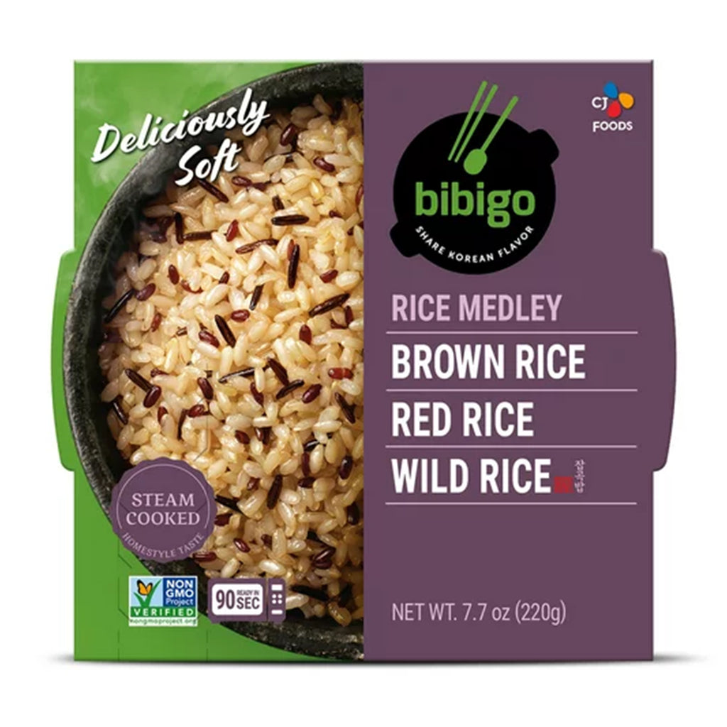 Medley Multigrains Riz Brun Rouge & Riz Sauvage 220G [Bibigo ...
