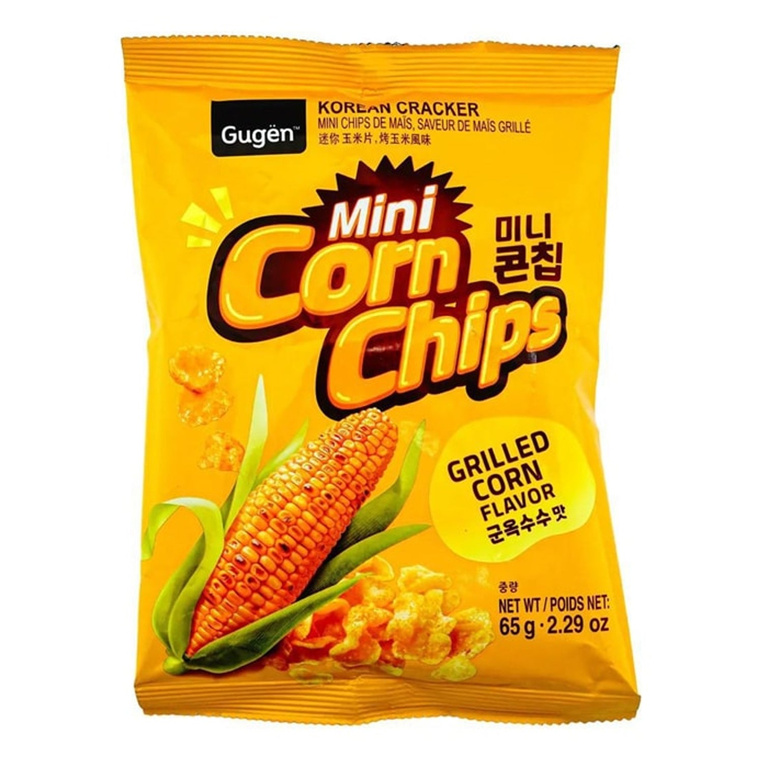 Mini Chips de Maïs Saveur Maïs Grillé 65G [Gugen]– ACEMARTmall PARIS