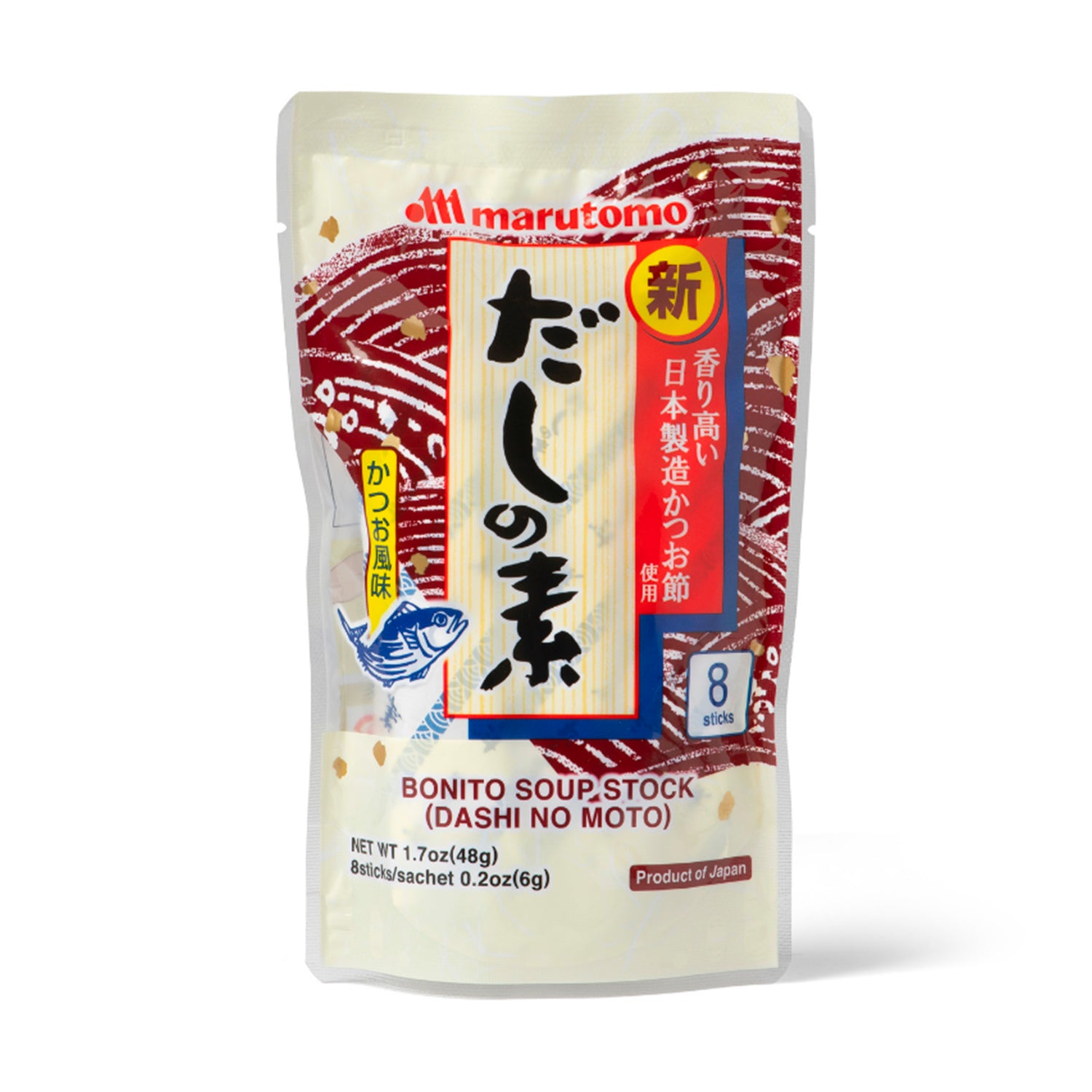 Shin Katsuo Dashi no Moto Poudre de Bouillon (6Gx8P) 48G [Marutomo]– ACEMARTmall PARIS