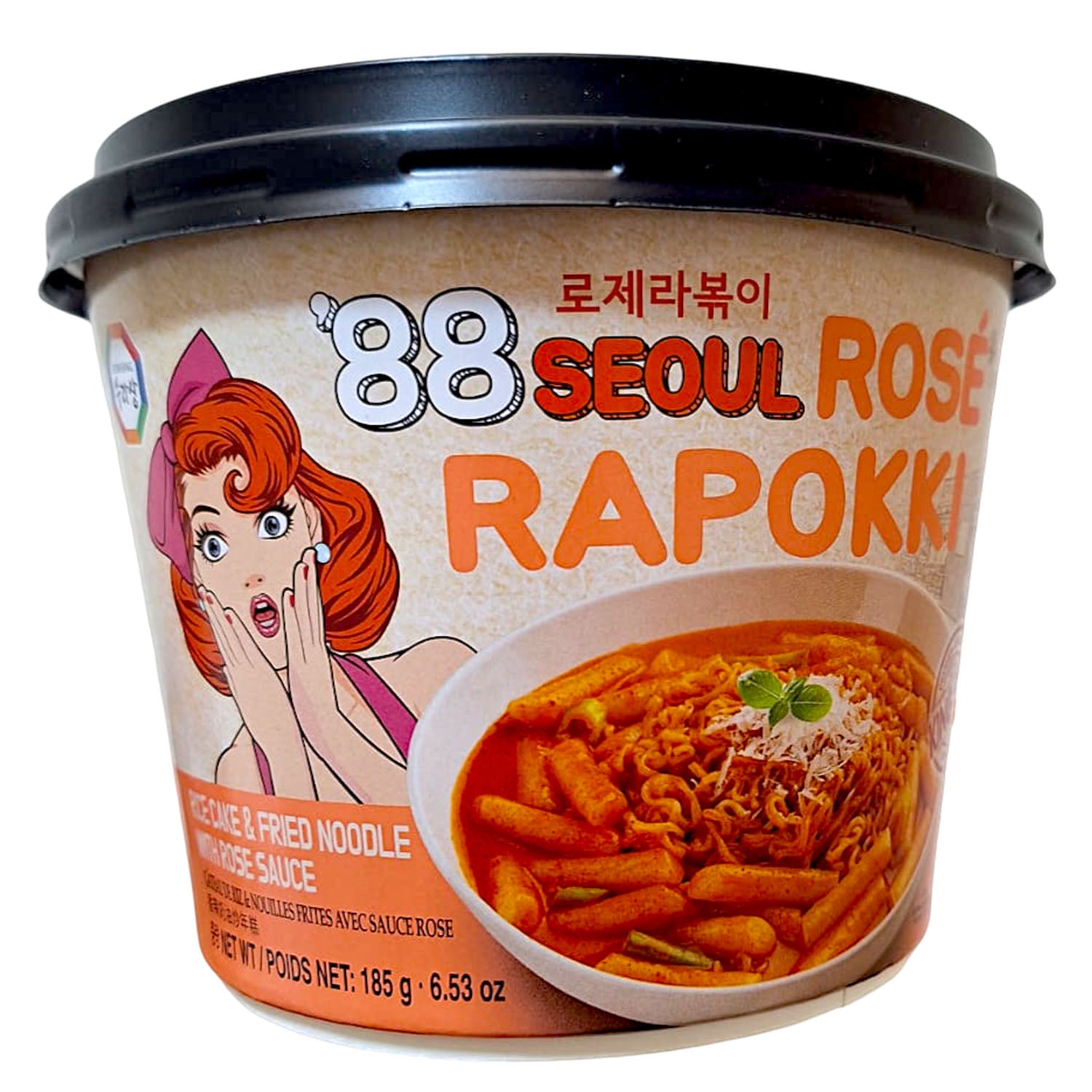 Tteokbokki Ramen Rosé Coréen 185G [Surasang]– ACEMARTmall PARIS