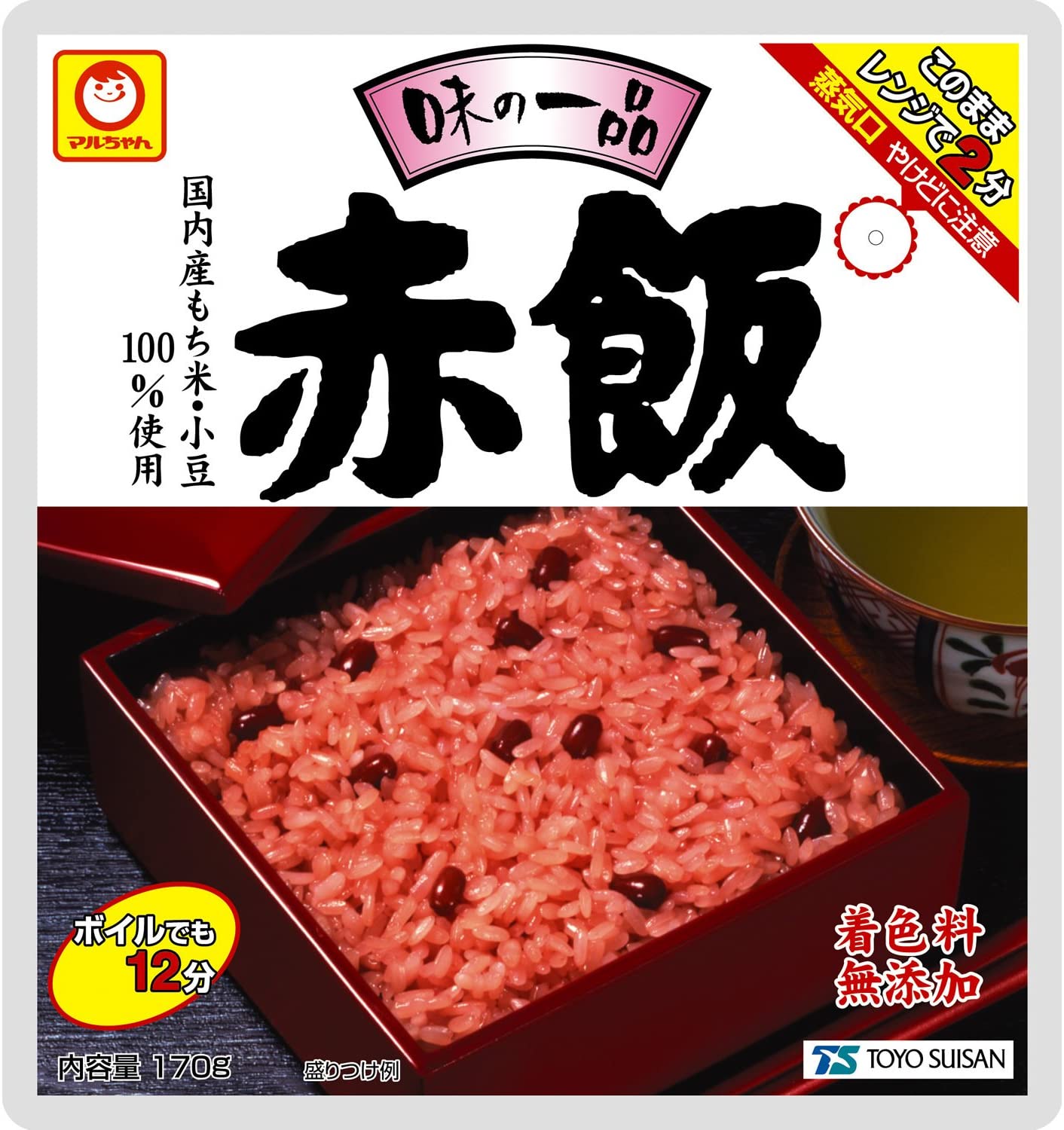 Ajinoippin Sekihan Riz Gluant aux Haricots Rouges Instantané 170G [Toyo ...