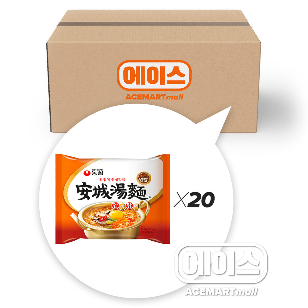 Ansung Tang Myeon Ramen 125G 1Ct 20Pcs [Nongshim]– ACEMARTmall PARIS