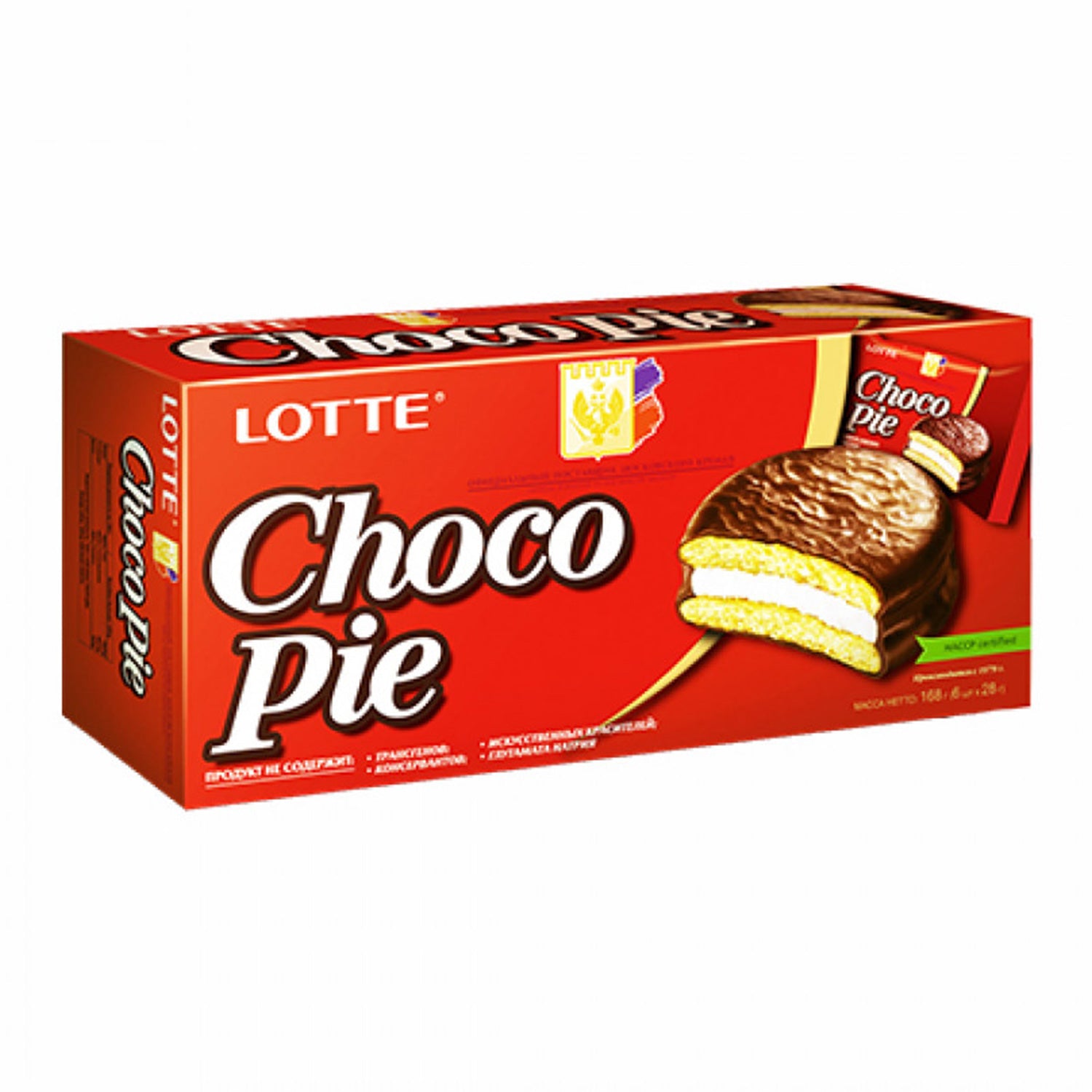 Choco Pie 6P 168G [Lotte]– ACEMARTmall PARIS