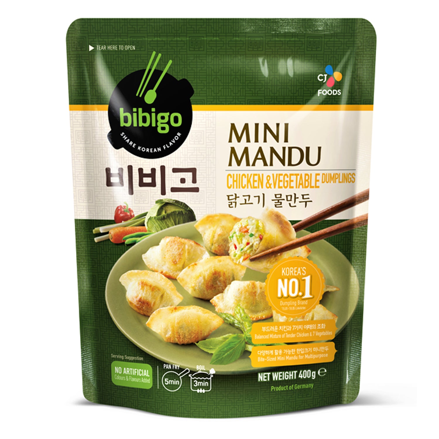 Frozen / Mandu aux Poulet à Bouillir à l'Eau 400G [Bibigo]– ACEMARTmall ...