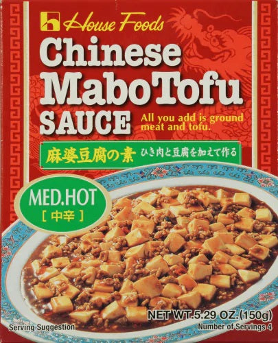 Chinese Mabo Tofu Sauce Med.Hot 150G [House Foods]– ACEMARTmall PARIS