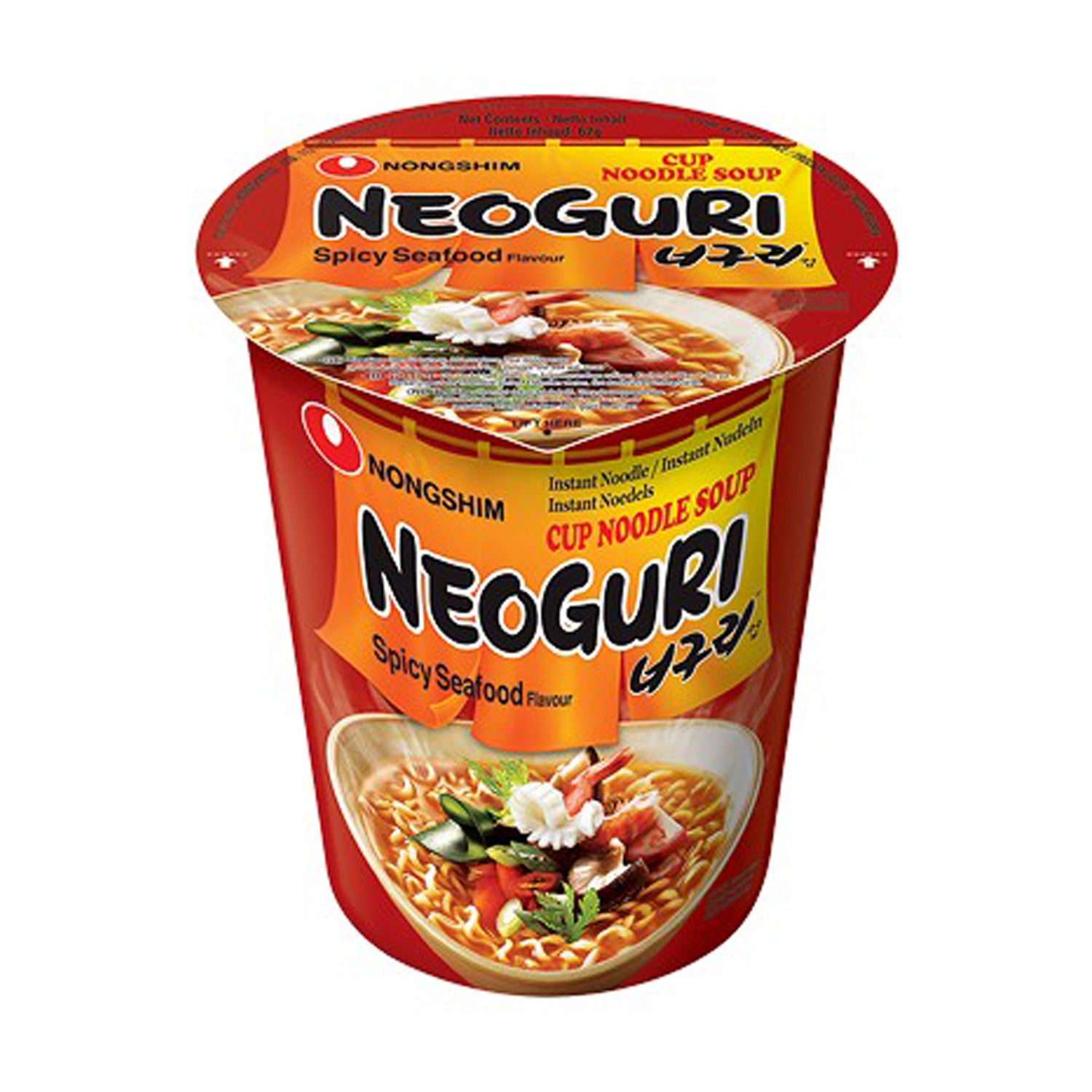 Neoguri Ramyeon Épicé en Petit Bol 62G [Nongshim]– ACEMARTmall PARIS