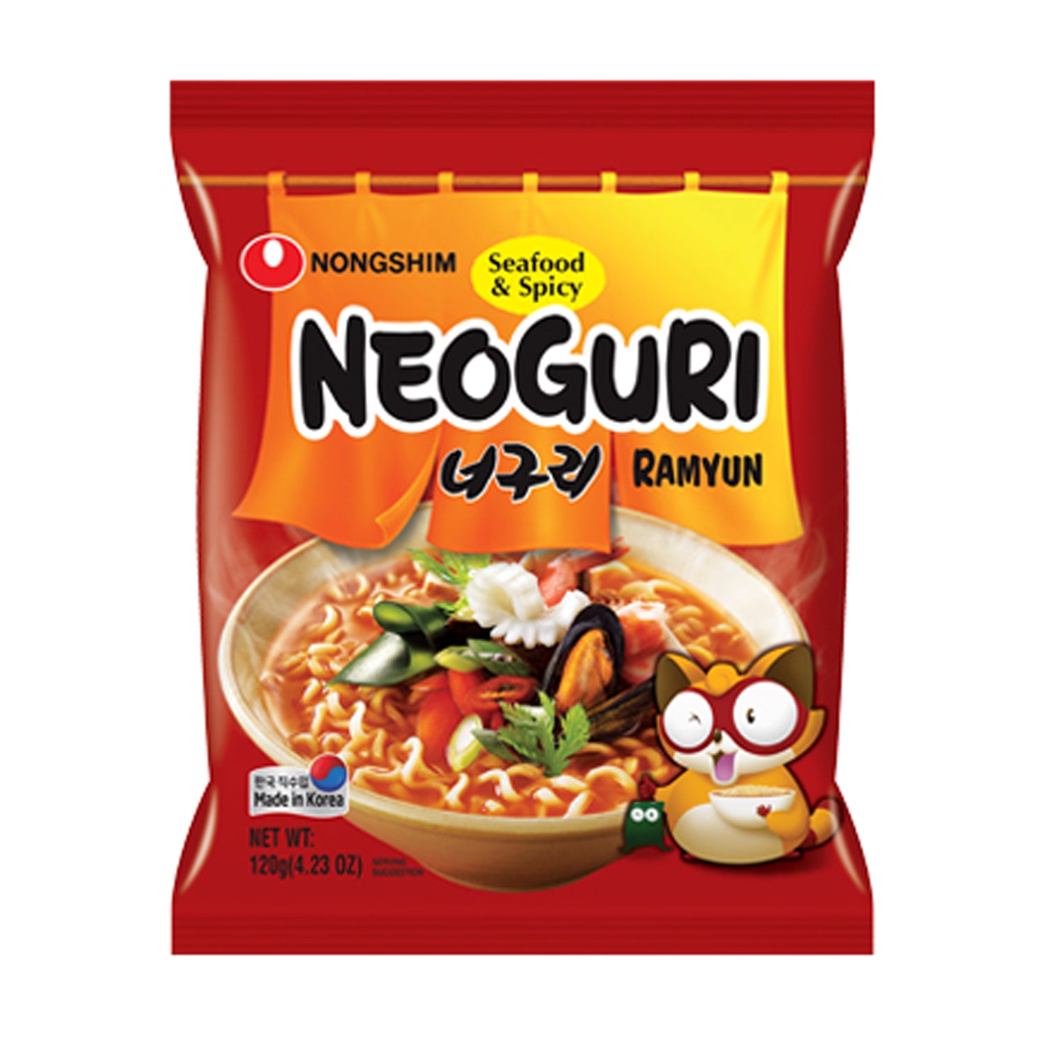 Neoguri Ramen Épicé Exportation 120G [Nongshim]– ACEMARTmall PARIS